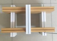 China Aluminum Profile Wood Grain Color Metal Baffle Ceiling Modern Ceiling Decoration for sale