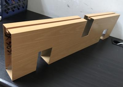 China Suspended Commercial Metal Baffle Ceiling Panel Pre - Paint Coating / Powder Coated for sale