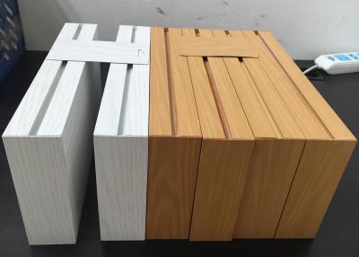 China Easy Installation Commercial Ceiling Tiles White Profile Linear Metal Baffle Ceiling for sale