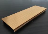 China Easy Installation Commercial Ceiling Tiles White Profile Linear Metal Baffle Ceiling for sale