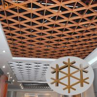 China Indoor Triangle Aluminum Metal Ceiling Grid Fireproof For Supermarket Construction Materials for sale