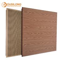 China Wood Grian Metal Suspended Ceiling Aluminium Clip in Ceiling for Office Building for sale