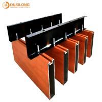 China Drop Linear Metal Decorative Ceiling Tiles Aluminium Square Tube Profile Tegular Ceiling for sale