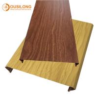 China Waterproof Decorative Suspended Metal Ceiling C shaped / Rectangle strip Metal Ceiling Panel for sale