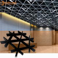 China Special Design Triangle Aluminium Profile Suspended Ceiling Decorative False Metal Grid Ceiling System for sale
