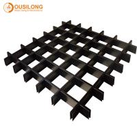 China Suspension Open Cell Aluminium Metal False Tee Grid Ceiling for Building Interior Wall Ceiling Decoration for sale