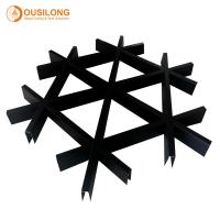 China Suspension Open Cell Aluminium Metal False Tee Grid Ceiling for Building Interior Wall Ceiling Decoration for sale
