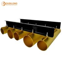 China Building Decorative Suspended Commercial Aluminium Extruded Profile Baffle Ceiling For Airport Railway Station for sale