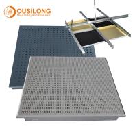 China Decorative White Metal Wall Ceiling Panels Suspended Aluminum / Aluminium Perforated Ceiling for sale