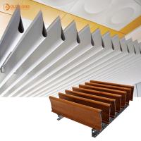 China Special Design Aluminum Profile Wood Plank Ceiling Panel Aluminium Extruded Suspended Metal Ceiling for sale