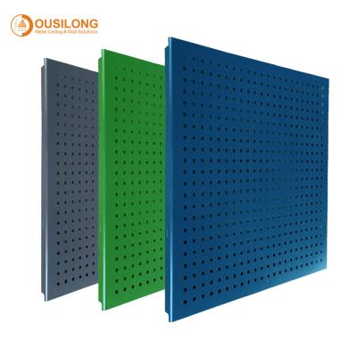 China Punching White Metal Acoustic Ceiling Panel Suspended Aluminum / Aluminium Ceiling For Sale for sale
