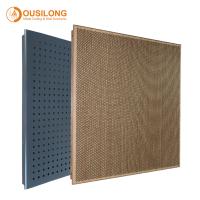 China Punching White Metal Acoustic Ceiling Panel Suspended Aluminum / Aluminium Ceiling For Sale for sale