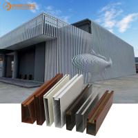 China Interior Metal Dropped In Linear Metal Ceiling , Suspending Aluminium Profile Cathedral Ceiling for sale