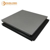 China Decorative Metal Ceiling Panel , Clip In Ceiling With Fireproof Nonwoven for sale