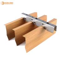 China Floating J-shaped Aluminium Baffle Ceiling for sale