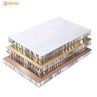 China Suspension Aluminum Honeycomb Panel PVDF coated For fasade system wall Decoration for sale