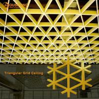China Rustproof Aluminum Suspended Open Grid Ceiling / Aluminium Grille Ceiling Panel for Shopping Mall for sale
