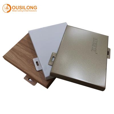 China Waterproof 10 Years Warranty Aluminum Aluminium Wall Panels / Exterior Decorative Metal Wall Cladding for sale