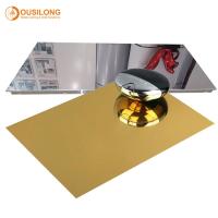 China Novel Design Decorative Wall Panels Mirror Aluminum Cladding Panels For Commercial Buildings for sale