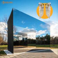 China Novel Design Decorative Wall Panels Mirror Aluminum Cladding Panels For Commercial Buildings for sale