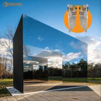 China Fireproof Novel Design Decorative Wall Panel Mirror Aluminum Cladding Panels For Commercial Buildings for sale
