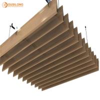 China Indoor Linear Strip Metal Ceiling Water Drip For Suspended Ceiling , Weather Resistance Decoration for sale