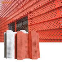 China Weather Resistance Corrugated Aluminum Wall Panels Architectural Metal Tiles For Commercial Building for sale