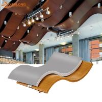 China Curved Aluminum Wall Panels / Architectural Metal Ceiling Tiles Suspended for sale