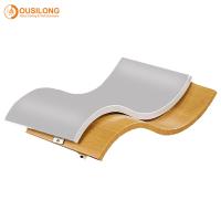 China Curved Aluminum Wall Panels / Architectural Metal Ceiling Tiles Suspended for sale