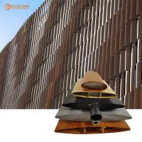 China Commercial building Metal sun shade aluminum louver for Exterior wall cladding for sale