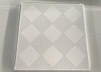 China Architectural Extrusions Lay In Ceiling Tiles 595 X 595mm Pure White Coated for sale