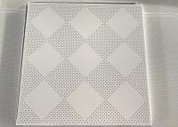 China 0.6mm Thick Powder Coated Clip In Ceiling Electrostatic Powder Coating Satin Smooth for sale
