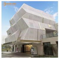 China Laser Cut Curtain Wall Perforated Aluminum Metal Facade Cladding Panels for sale