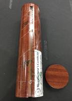 China Extruded Aluminum Timber Round Tube Suspending Metal Ceiling Panel Linear for sale