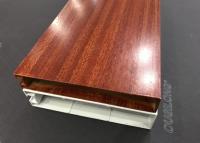 China 6063 AA Baffle Integrated Linear Metal Ceiling , Random Size Aluminium Strip for sale