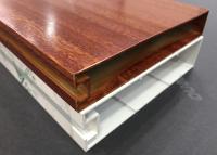 China 6063 AA Baffle Integrated Linear Metal Ceiling , Random Size Aluminium Strip for sale