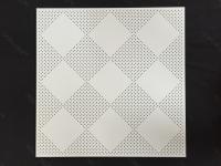 China 600 x 600 Fireproof Acoustic Aluminum Perforated Ceiling Panel for Building Ceiling Wall Decoration for sale