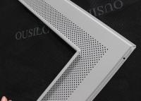 China Aluminum Perforated Ф1.8 Suspended Lay In Ceiling Tiles White 600 x 600mm for sale