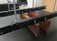 China Drop Ceiling Tiles / Architectural Metal Plank Wood Linear Baffle Ceiling for sale