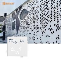 China Outdoor Perforated Metal Ceiling Painted Finish Hemmed Edge Designed for Durable and Attractive Exterior Ceiling Solutions for sale