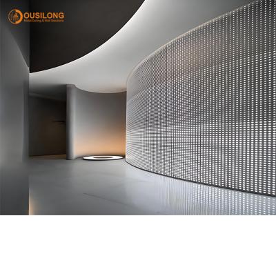 China Dia As Per Perforated Metal Panel Ceiling Customized Pitch Suitable for Office Hospitals Airports and Public Buildings for sale