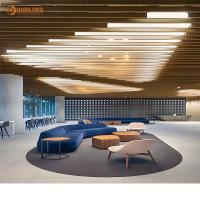 China Maximum 5000mm Aluminium Linear Ceiling Baffles Providing Acoustic Absorption and Sleek Linear Design for Office Interiors for sale