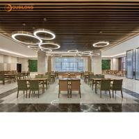 China Easy To Maintain Aluminium Baffle Ceiling Panels Length Up To 6000mm Suitable For Commercial And Industrial Applications for sale