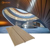 China Easy To Clean Linear Metal Ceiling Featuring Powder Coating Surface Finishes and Multiple Light Colors WW NW CW R G B for Modern Interiors for sale