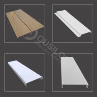 China Easy To Clean Linear Metal Ceiling Featuring Powder Coating Surface Finishes and Multiple Light Colors WW NW CW R G B for Modern Interiors for sale