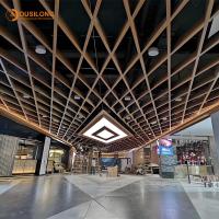 China Custom Colors Aluminum Open Cell Grid Ceiling 20mm Width Versatile Ceiling System Enhancing Aesthetic and Functionality for sale