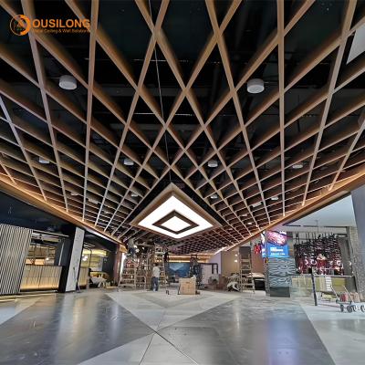 China Custom Colors Aluminum Open Cell Grid Ceiling 20mm Width Versatile Ceiling System Enhancing Aesthetic and Functionality for sale