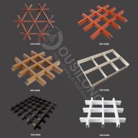 China Custom Colors Aluminum Open Cell Grid Ceiling 20mm Width Versatile Ceiling System Enhancing Aesthetic and Functionality for sale