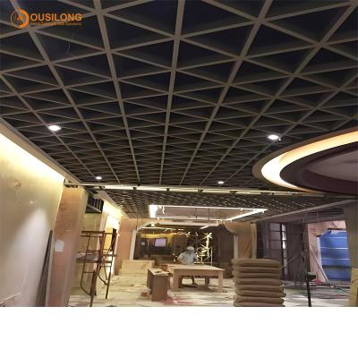 China Customizable corrosion resistant aluminum open cell grid ceiling engineered for long lasting durability and ceiling air circulation in buildings for sale
