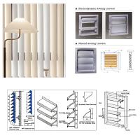 China PVDF Surface Aluminum Sun Shade System Electrostatic Powder Coated Thickness 0.8 to 1.2 Millimeters Designed for Long Term Outdoor for sale